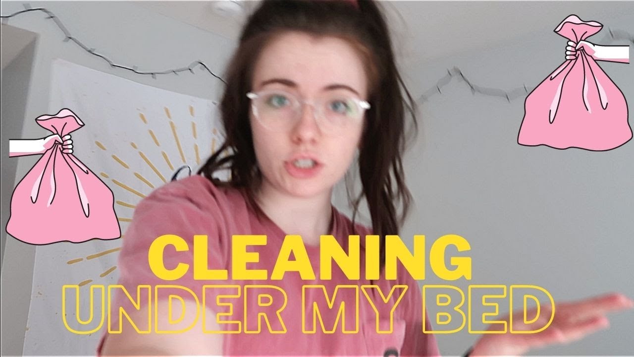 i am trash (cleaning out the trash from under my bed) | decluttering my ...