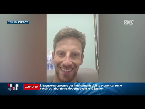 Romain Grosjean raconte qu’il a vraiment eu peur de mourir dans les flammes