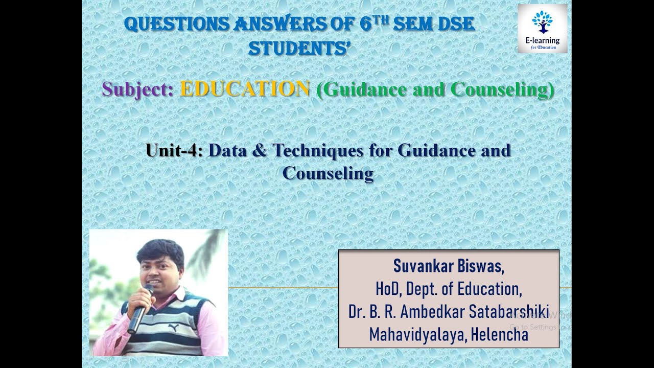 All Questions Answers of Unit -4 for Education 6th Semester DSE Students - YouTube