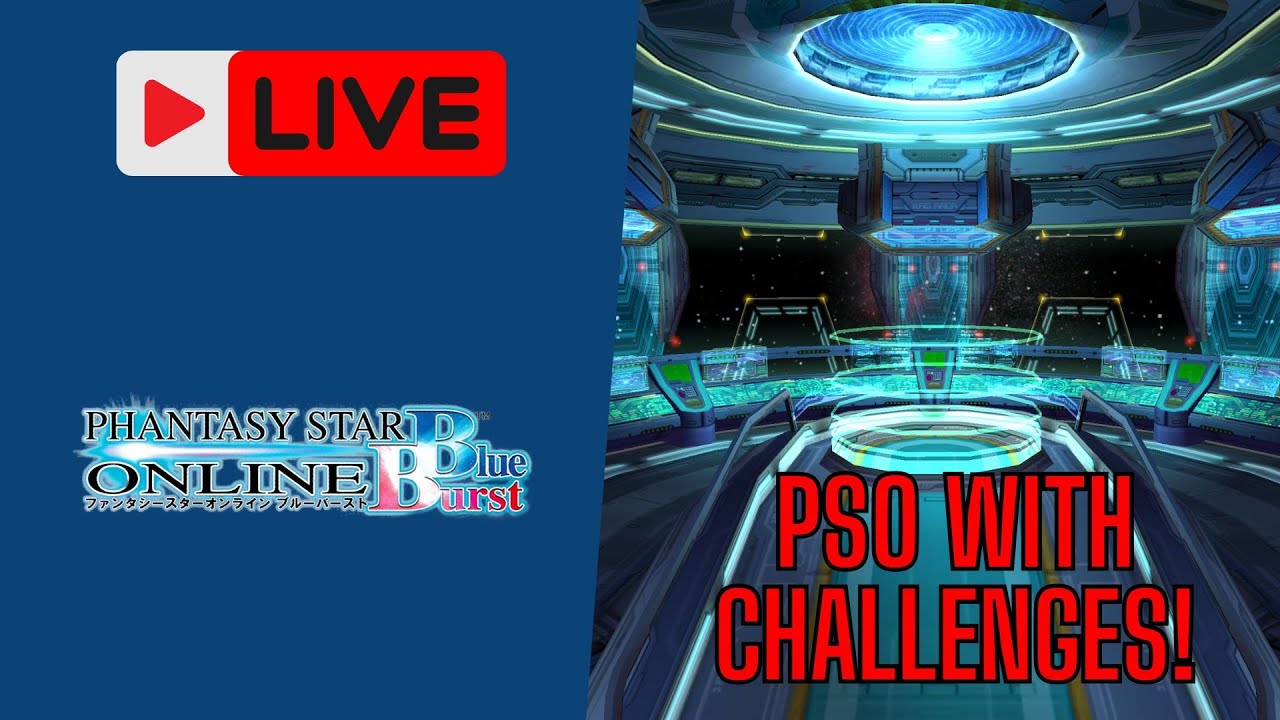 [PSO: Blue Burst] 1k Subs Celebration- PSO with Challenges! - YouTube