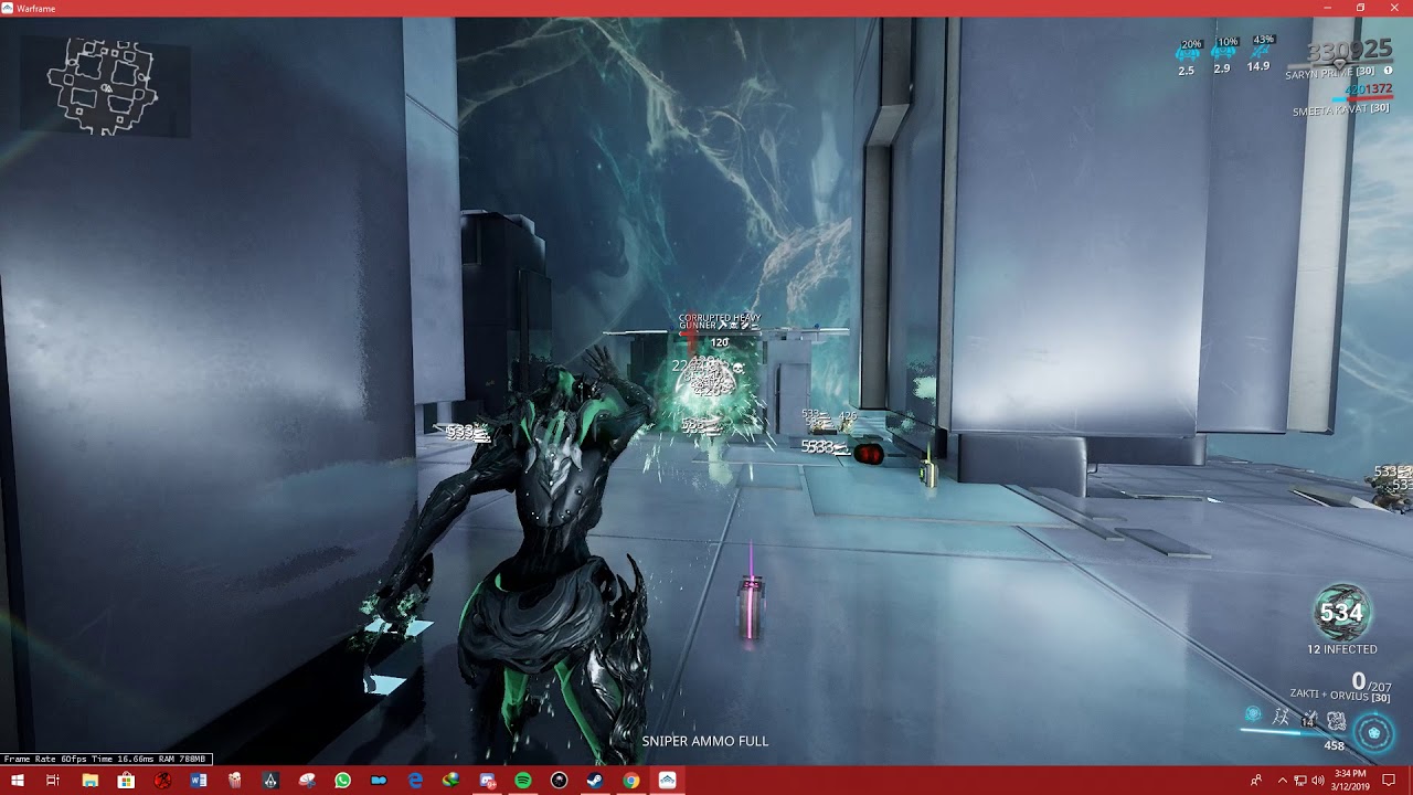 Warframe - Saryn + zakti + Orvius combination. - YouTube