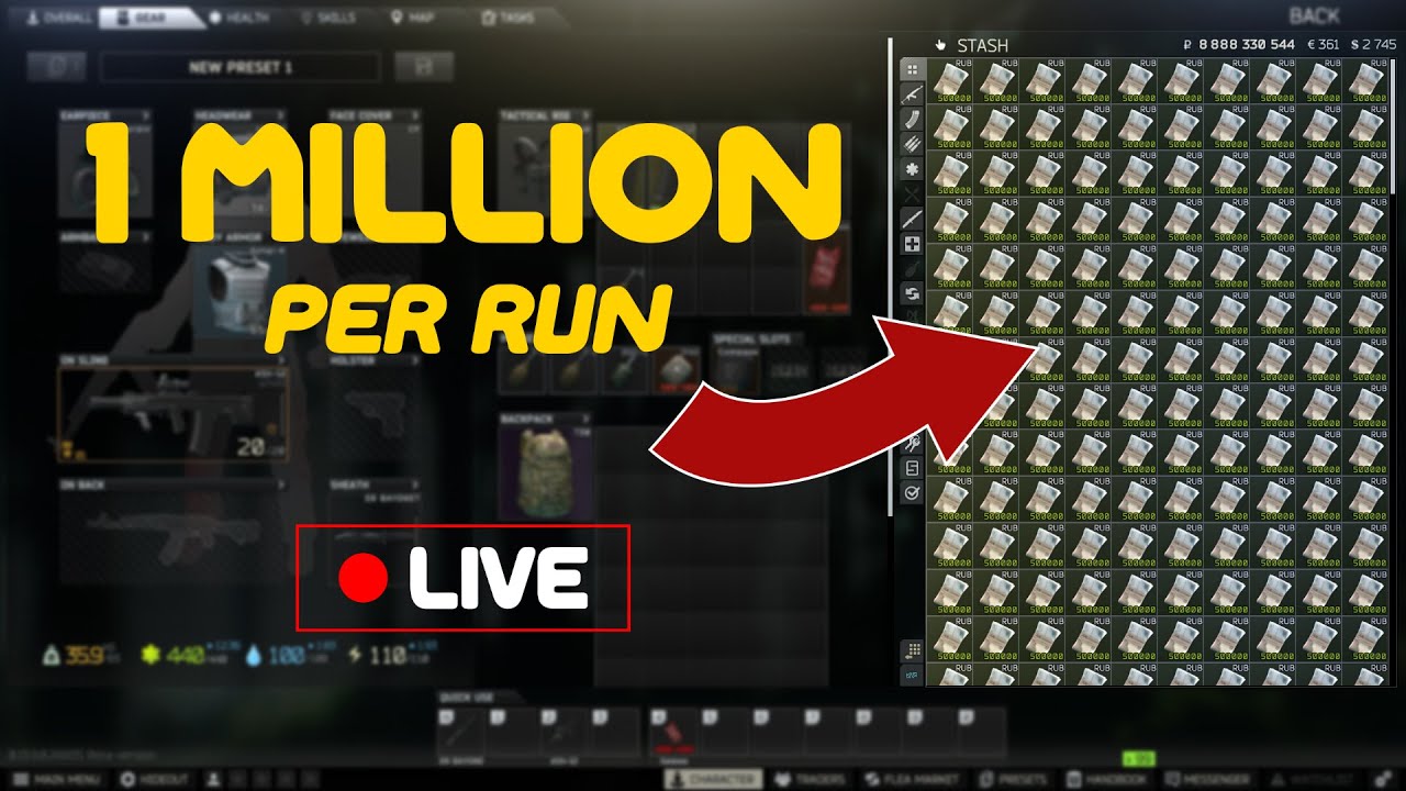 Pvp and Money Farming in Tarkov!! - YouTube