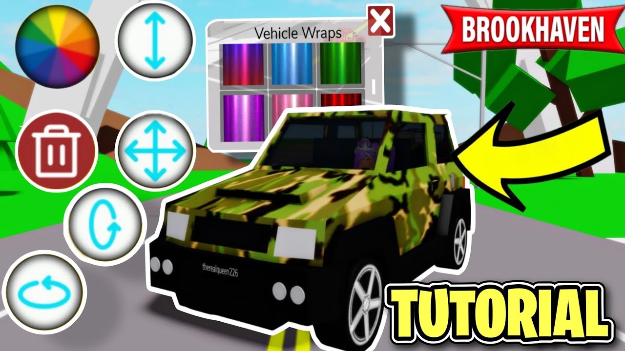 HOW TO GET *NEW PROP FEATURES & USE THEM + NEW CAR WRAPS* BROOKHAVEN RP ...