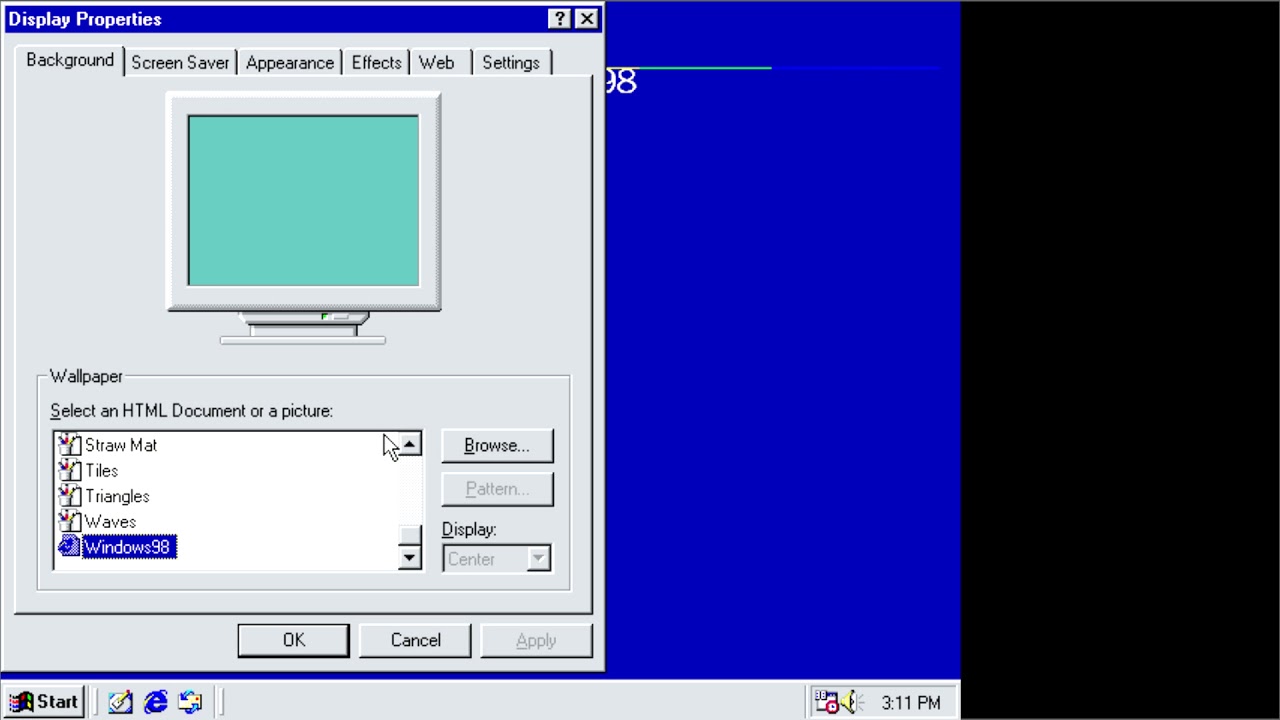 Windows 98 1997 ??? - YouTube