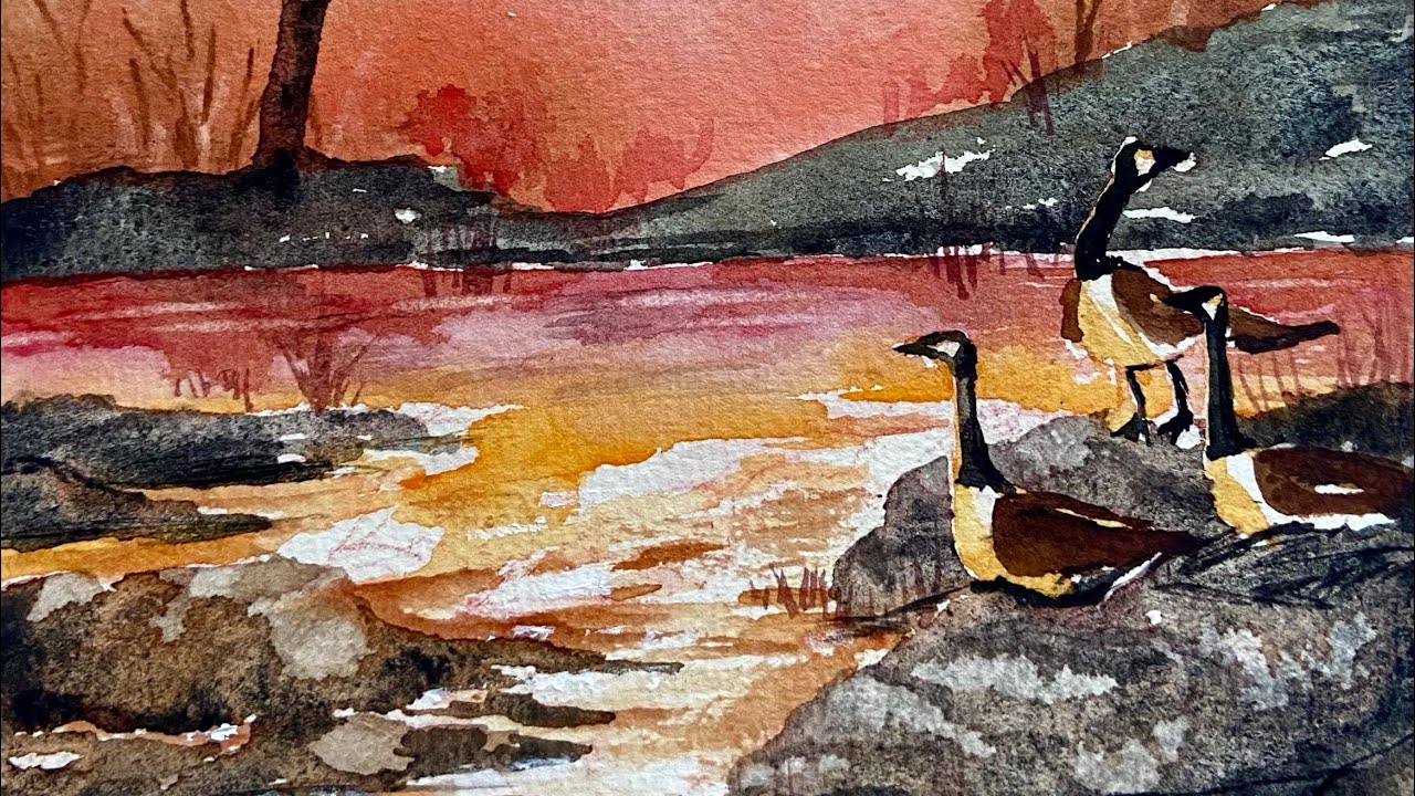 Rock scraping and rocky scene with water tutorial - YouTube