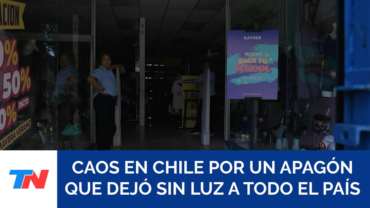 APAGÓN HISTÓRICO: Chile enfrenta un inusual apagón masivo que obliga a ...