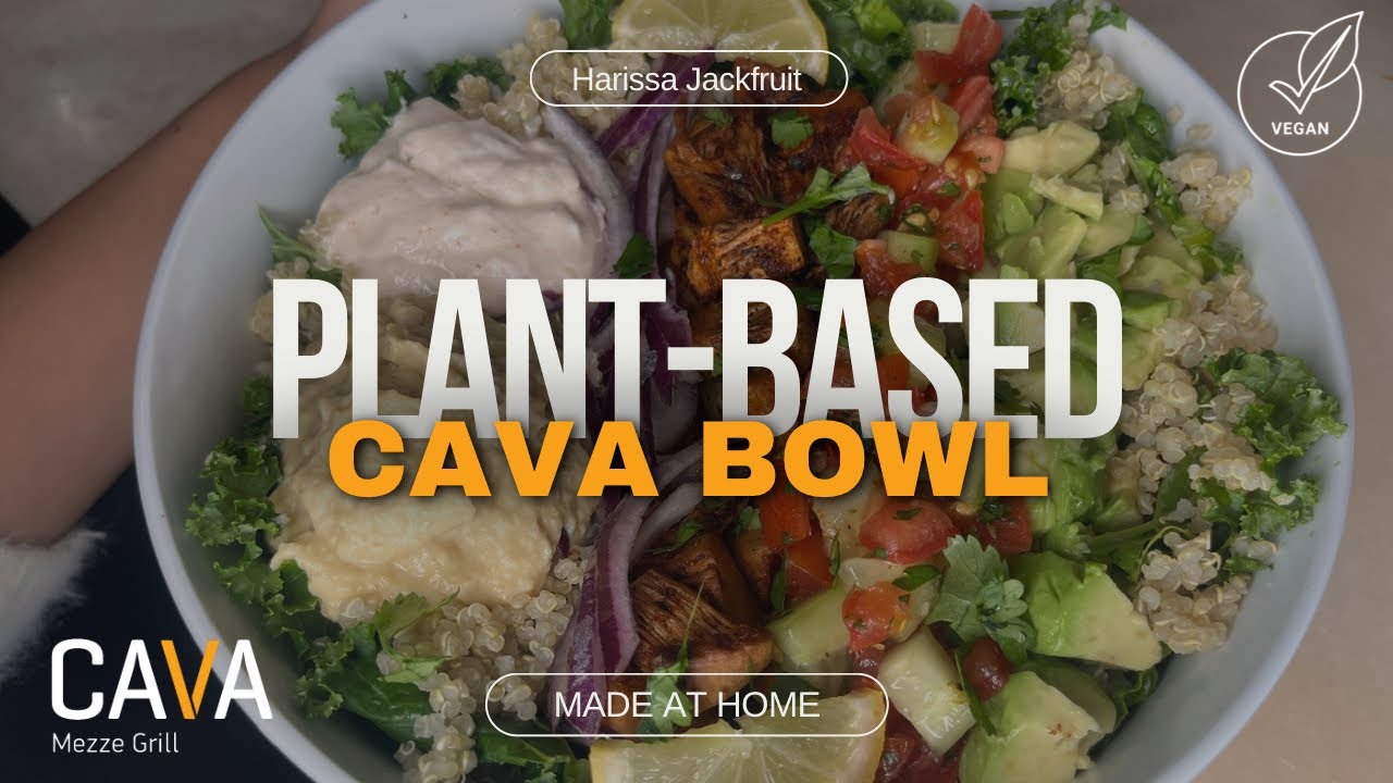 DIY Vegan Cava Harissa Bowl // Organic Ingredients - YouTube