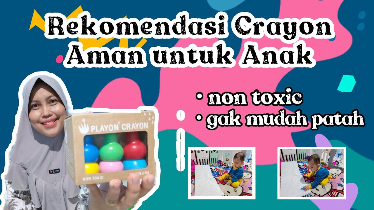 CRAYON ANAK YANG AMAN | REKOMENDASI CRAYON PENSIL WARNA UNTUK ANAK ...