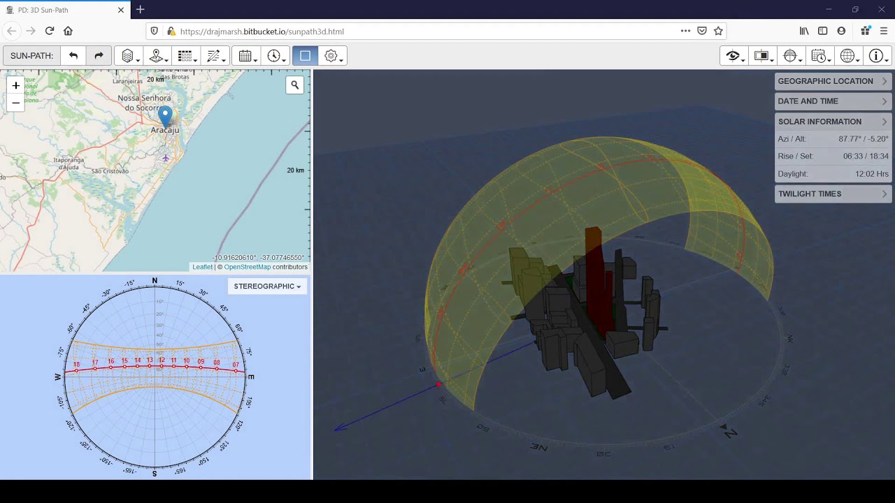 Aplicativo 3D Sun-Path - Movimento Aparente do Sol - YouTube