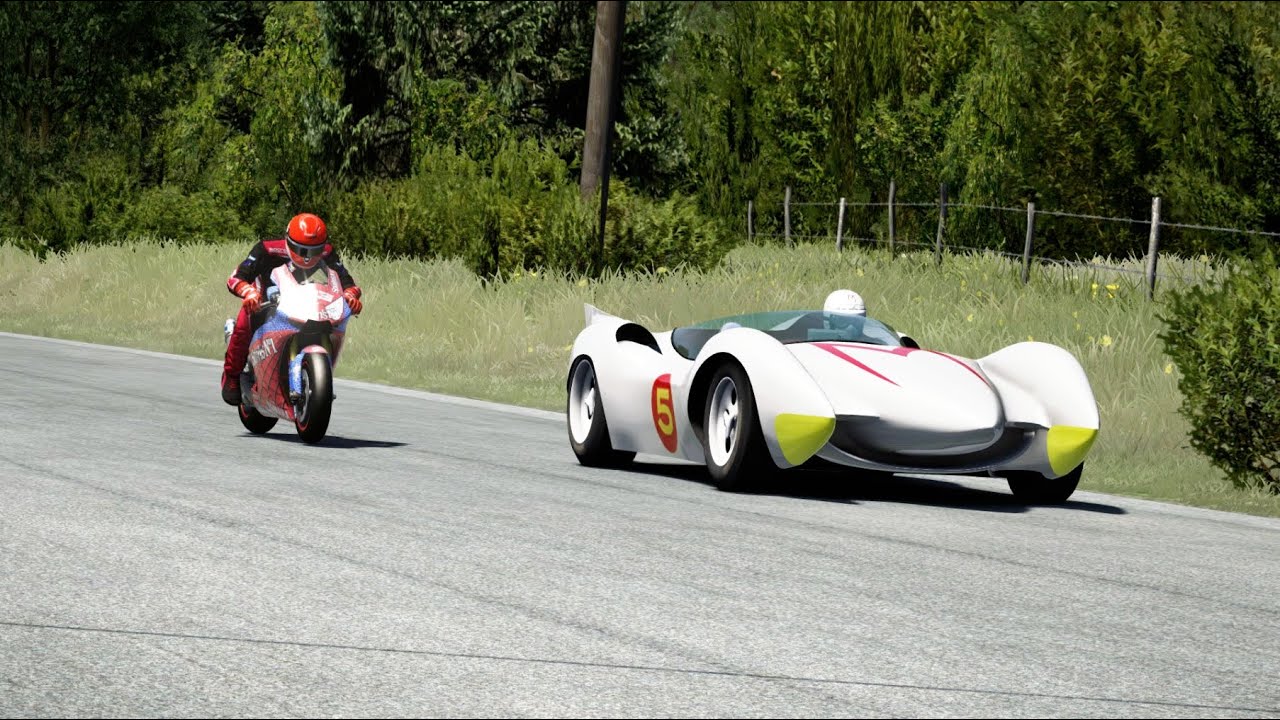 Spiderman MotoGP'04 vs Speed Racer Match 5 vs Penelope Pitstop at Old ...