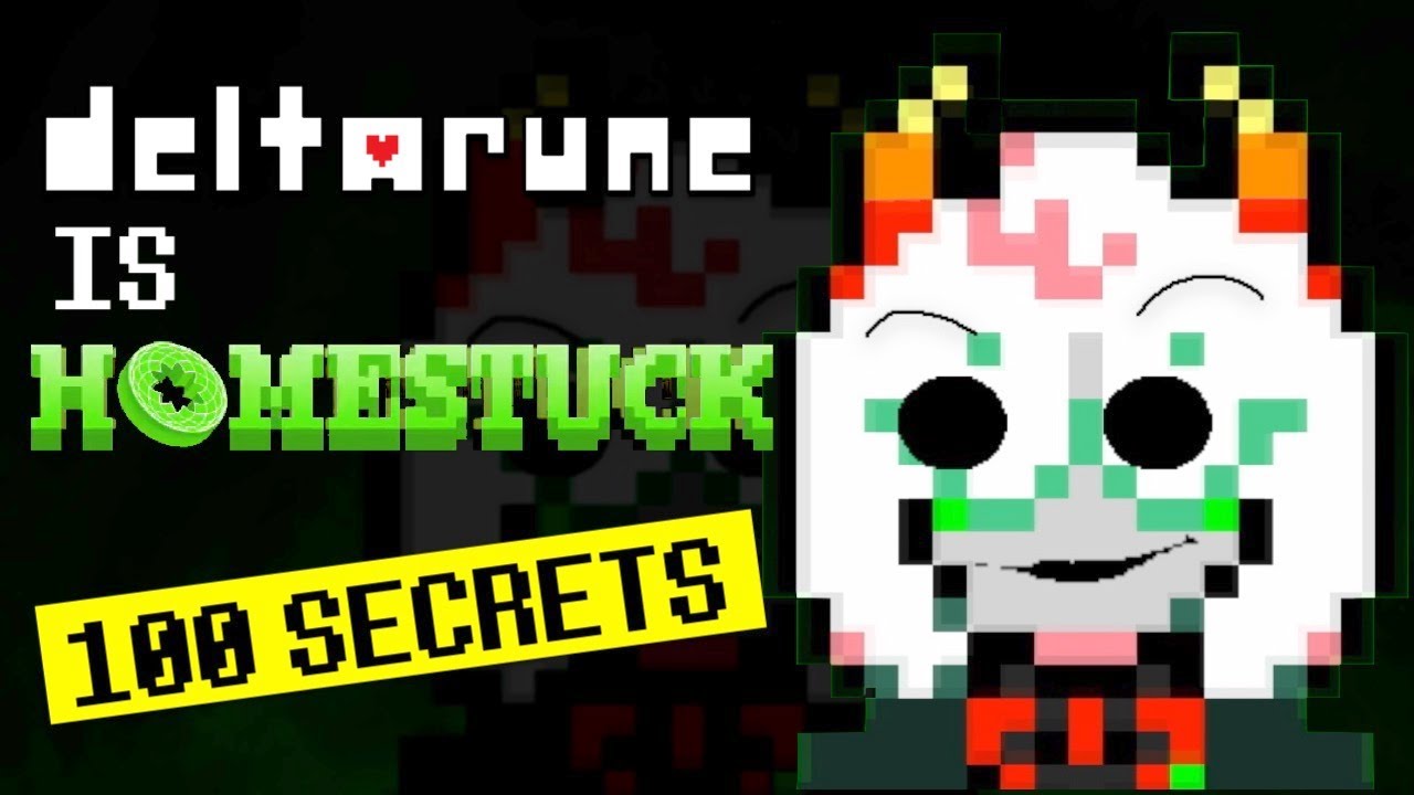 All Deltarune is Homestuck (100 proofs) - YouTube