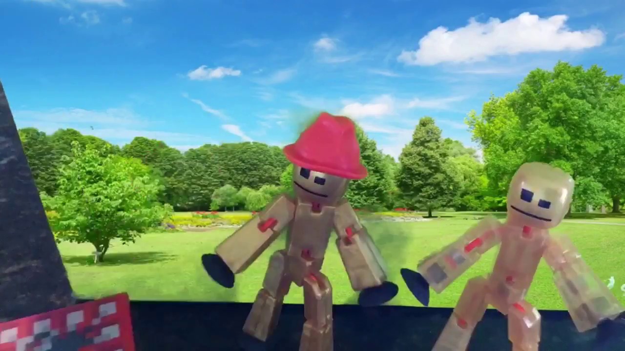 Gold Stikbot be powafull - YouTube