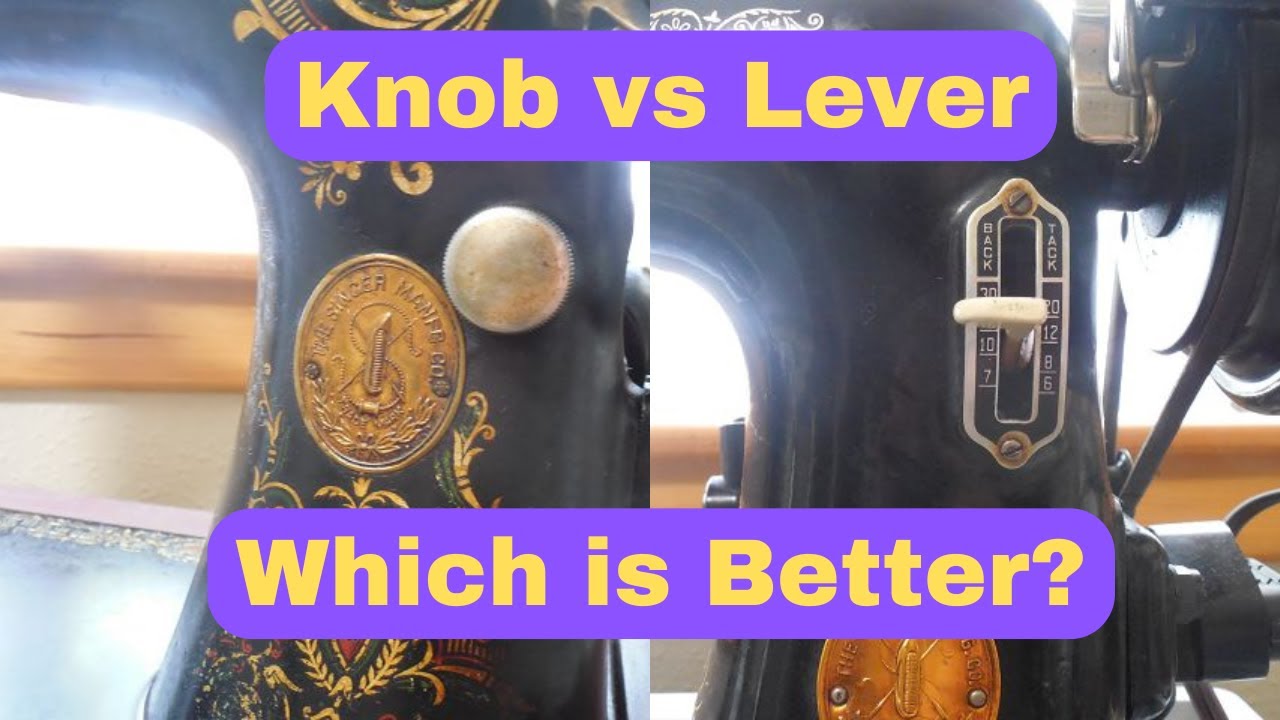 Vintage Singer Stitch Length Adjusters: Knob vs Lever - Which Is Better ...