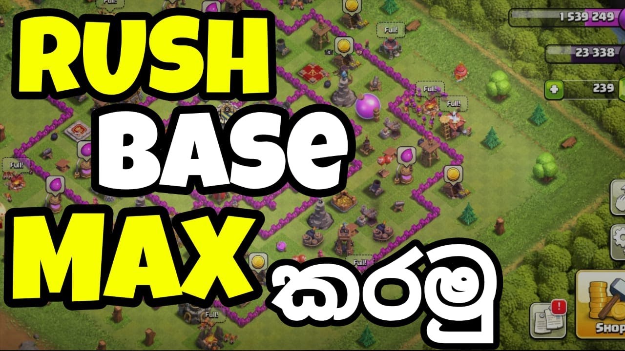 How to Recover a Rush Base in Clash of Clans | The Ultimate Rushed Base ...