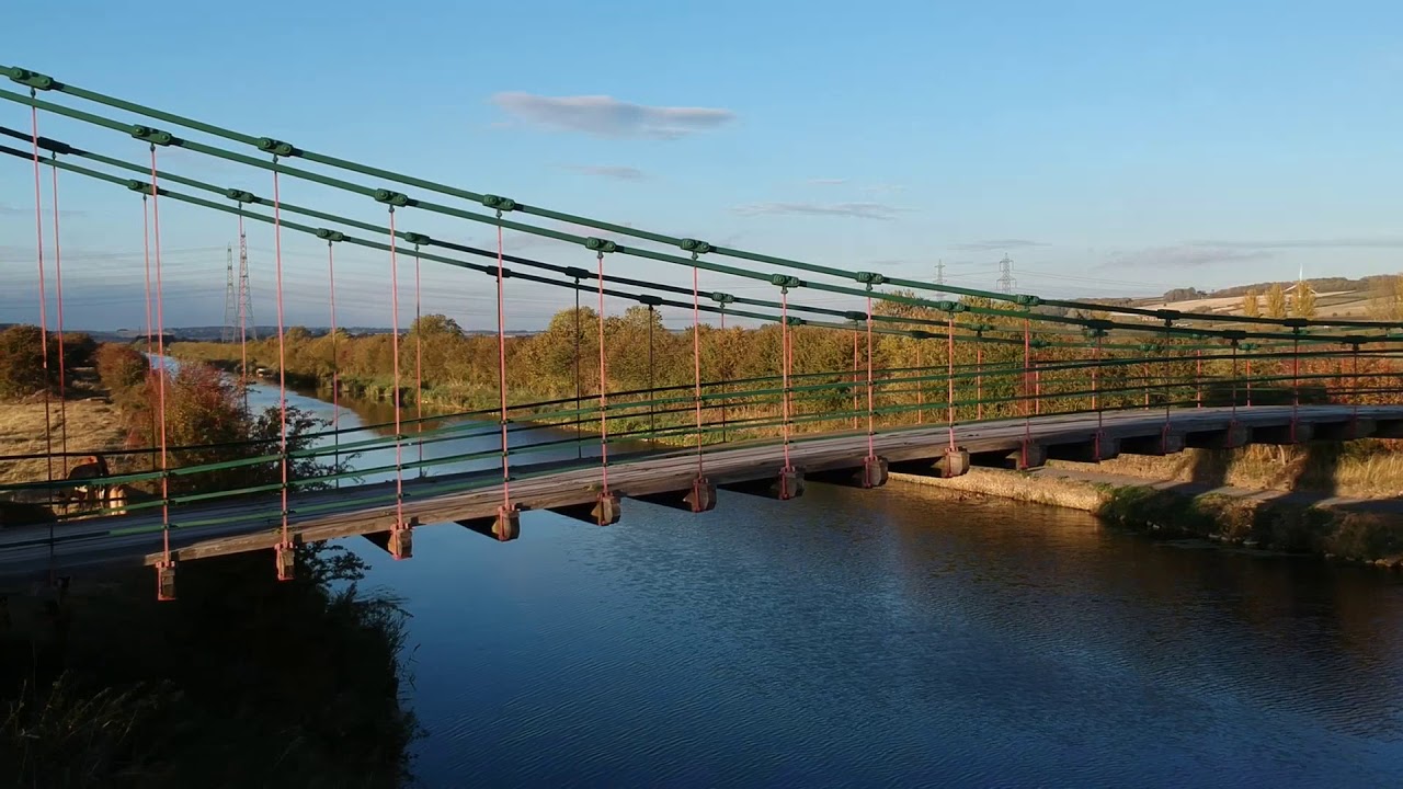 Horkstow bridge Lincolnshire, Dji Spark - YouTube
