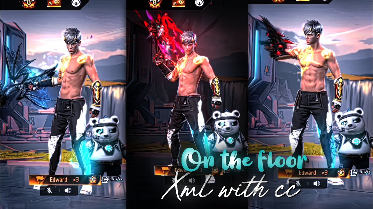 On The Floor 🌬️💗| FF SOLO TREND | XML + CLIP + CC | NEW TREND 💫💖!| FF ...