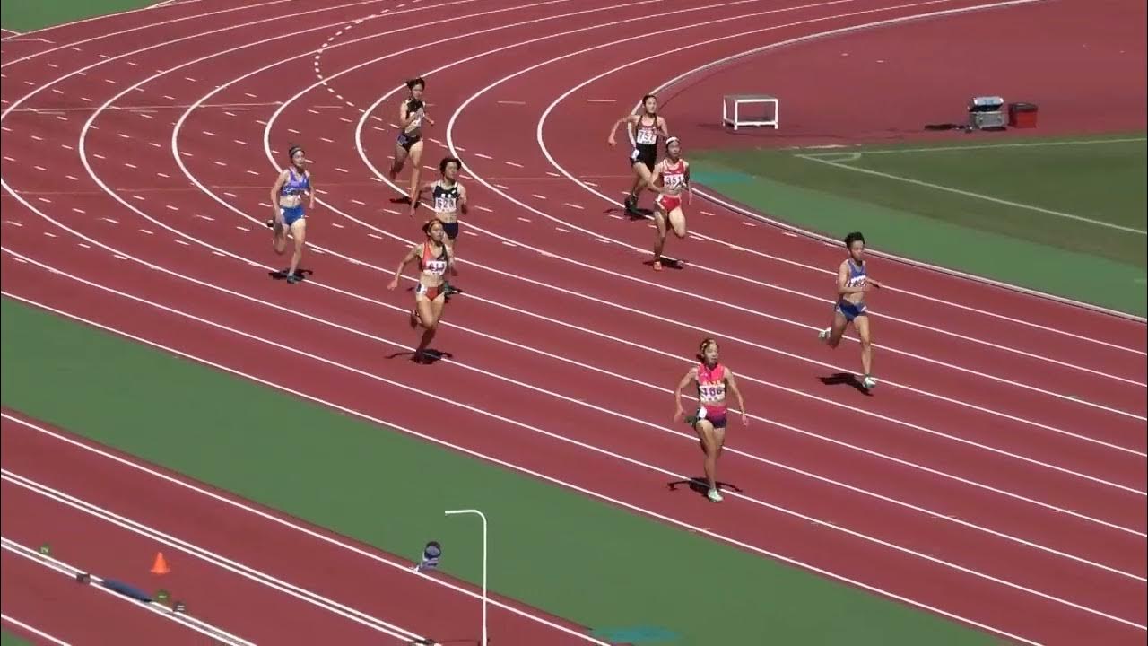 20221014 九州高校新人陸上大会 女子400m予選1～3組 - YouTube