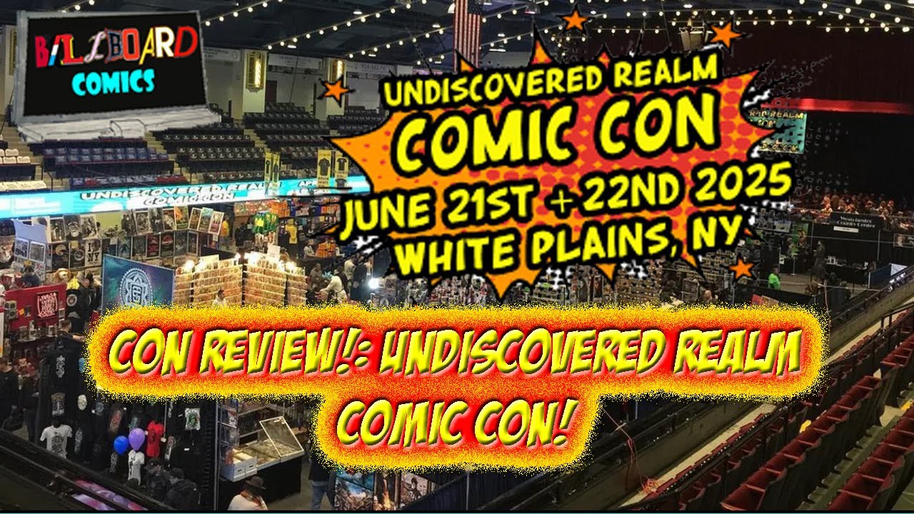 CON REVIEW! UNDISCOVERED REALM COMIC CON! - YouTube