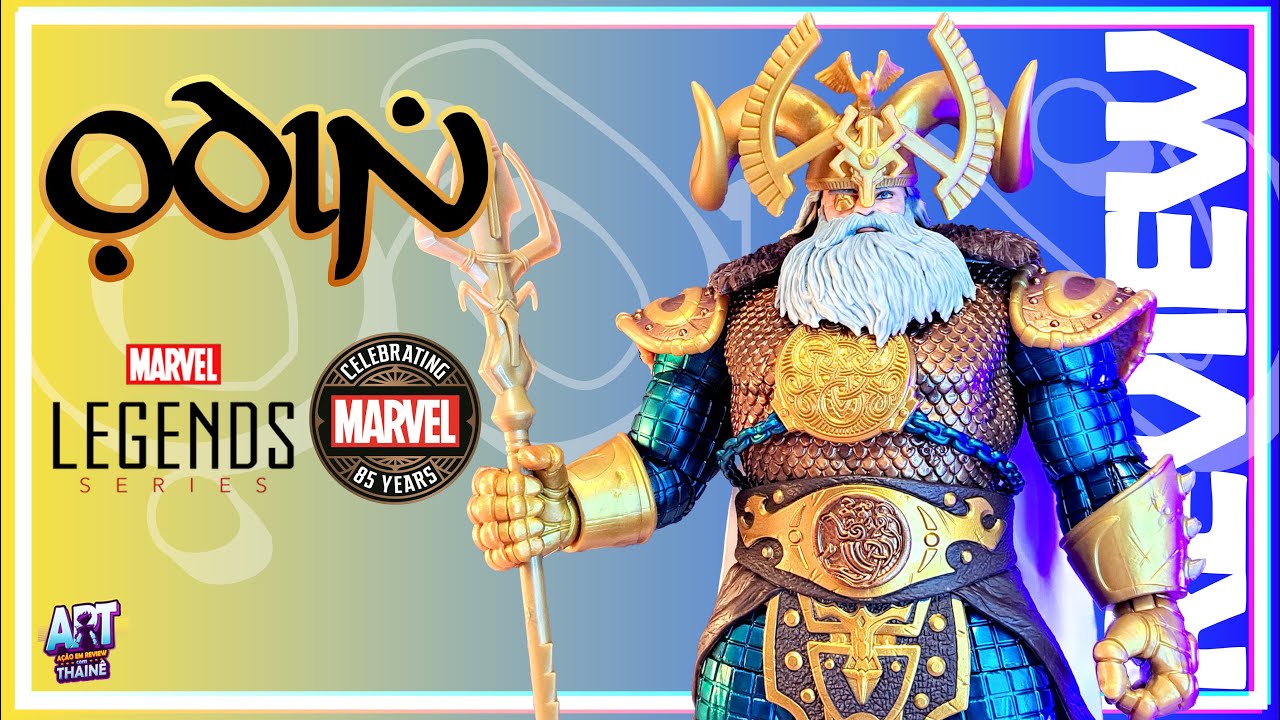 Odin All-Father (85 anos da Marvel) Deluxe Marvel Legends Hasbro Action ...
