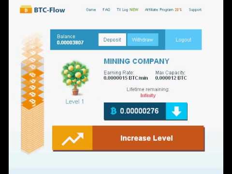 BTC-FLOW FAST EARN :v - YouTube