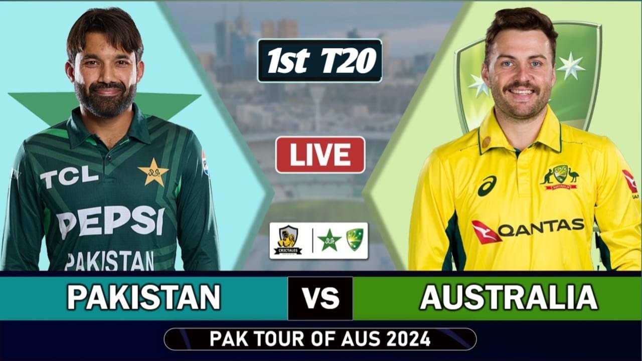 PAKISTAN vs AUSTRALIA 1st T20 MATCH LIVE SCORES | PAK vs AUS LIVE MATCH ...