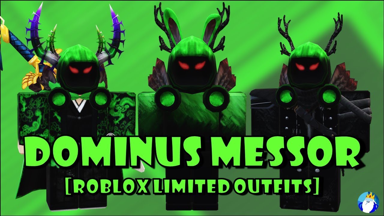 Dominus Messor Roblox Limited Outfits - YouTube