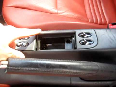 Boxster broken ashtray latch - YouTube