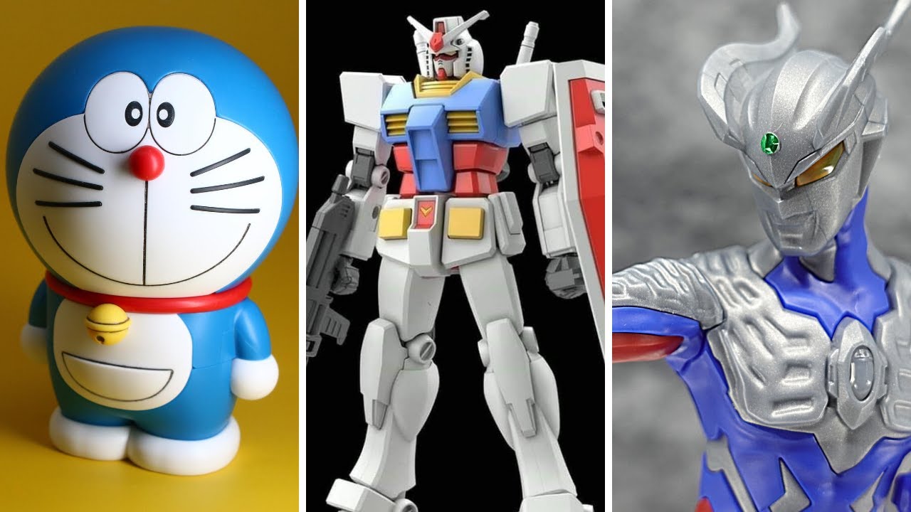 New Entry Grade Gundam, Ultraman Zero & Doraemon Review - YouTube