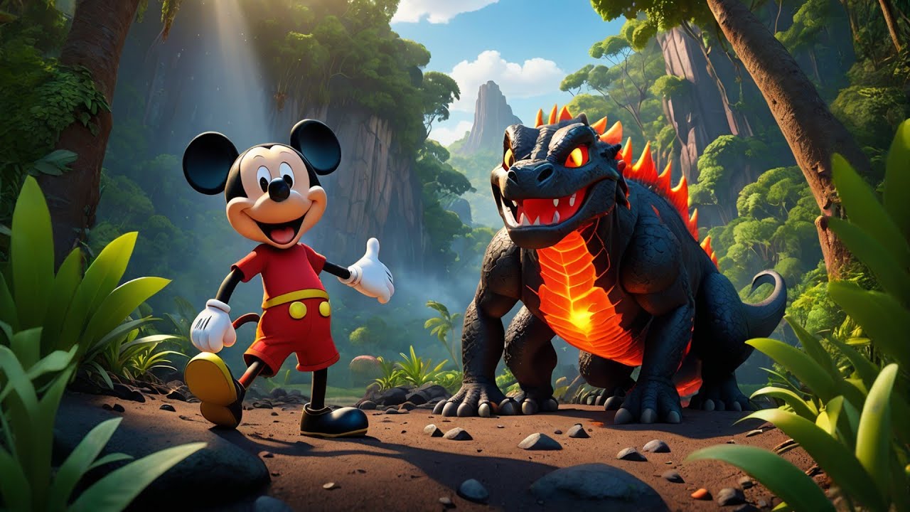 🔥 Mickey & The Lava Lizard! 🦎🌋 | Epic Volcano Adventure - YouTube