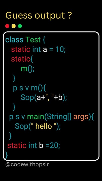 Java Program | Guess the Ans - YouTube