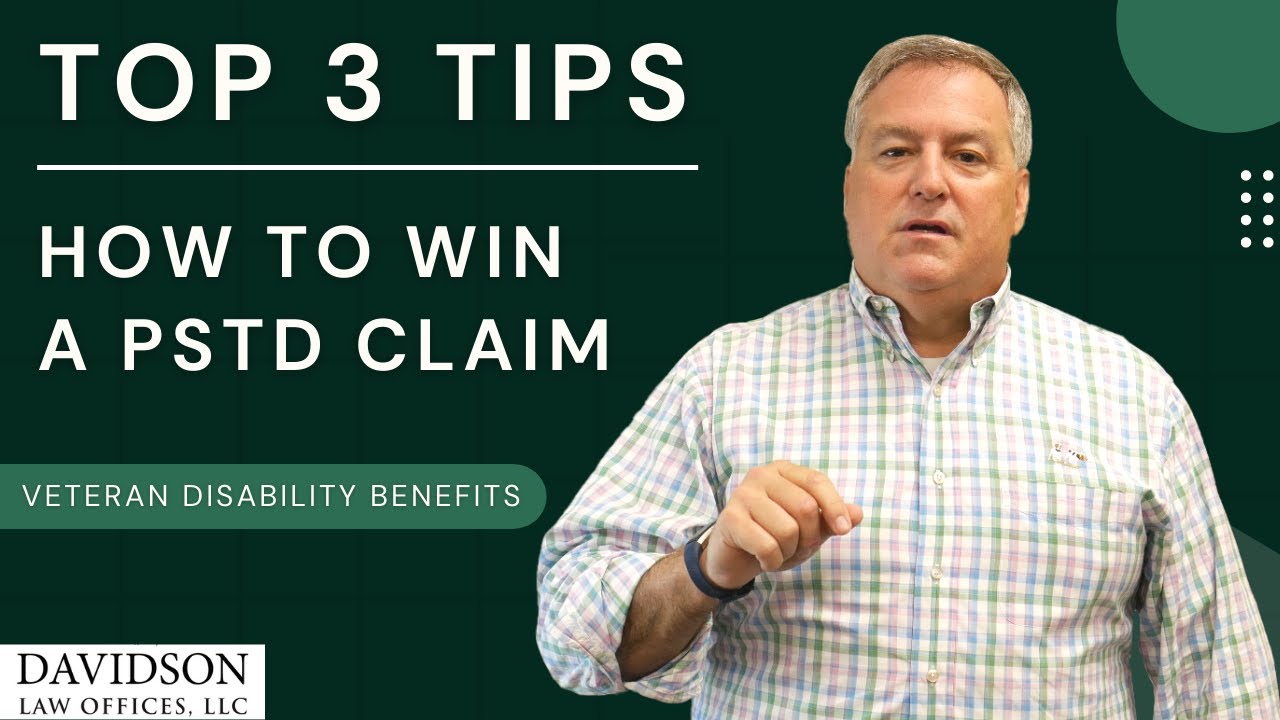 How to Win a PTSD Disability Claim with the VA | Top 3 Tips - YouTube