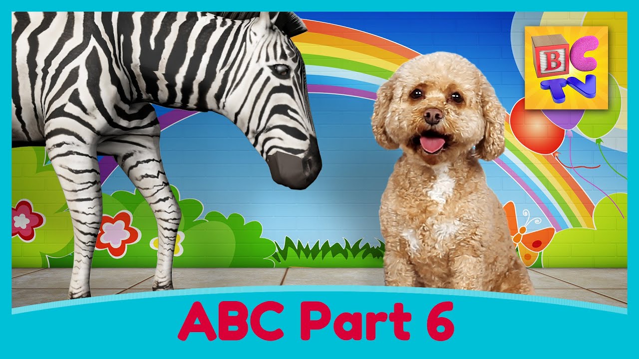 Learn the Alphabet with Lizzy the Dog | ABC Video for Kids Part 6 - YouTube