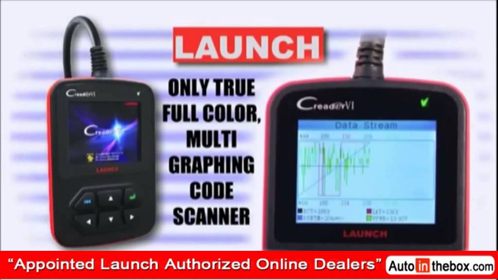 Original Launch Creader VI OBDII / EOBD Auto Code Reader WIth Color Screen Free shipping Photo ...