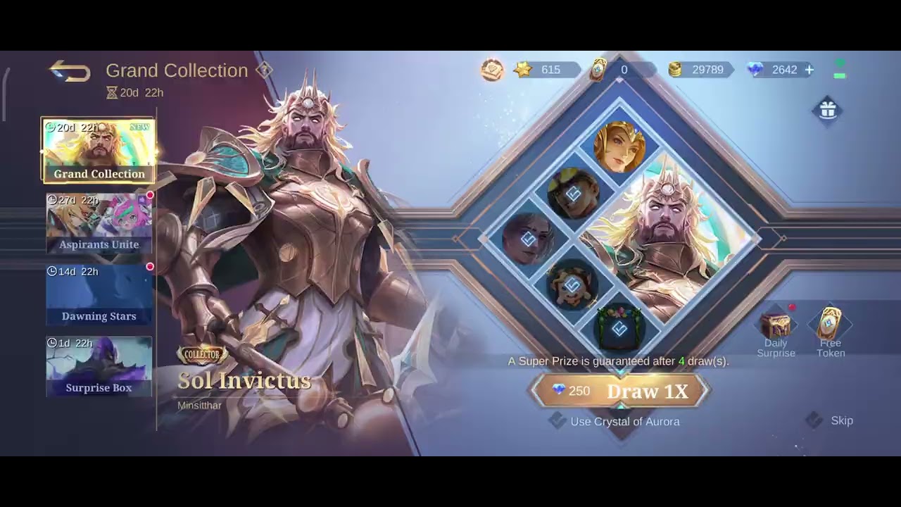 Ngegacha Collector Minsitthar Sol Invictus di Hari Pertama Keluar - YouTube