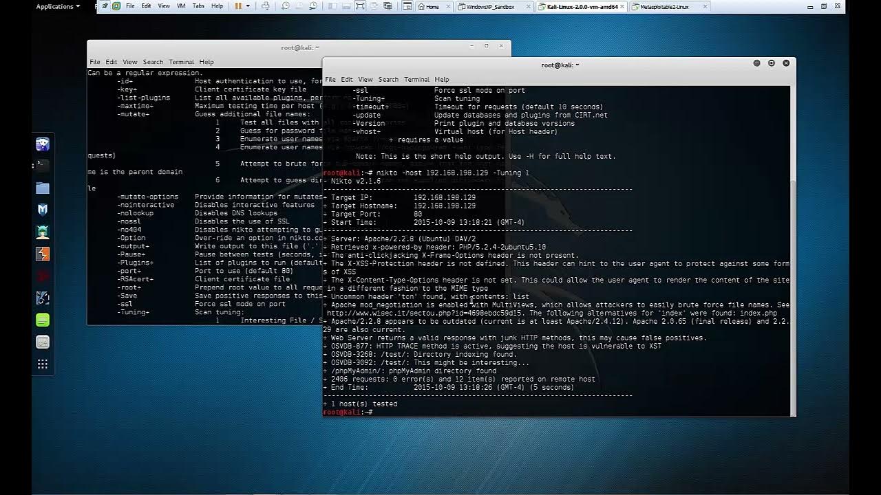 Nikto Vulnerability Assessment Demonstration - YouTube