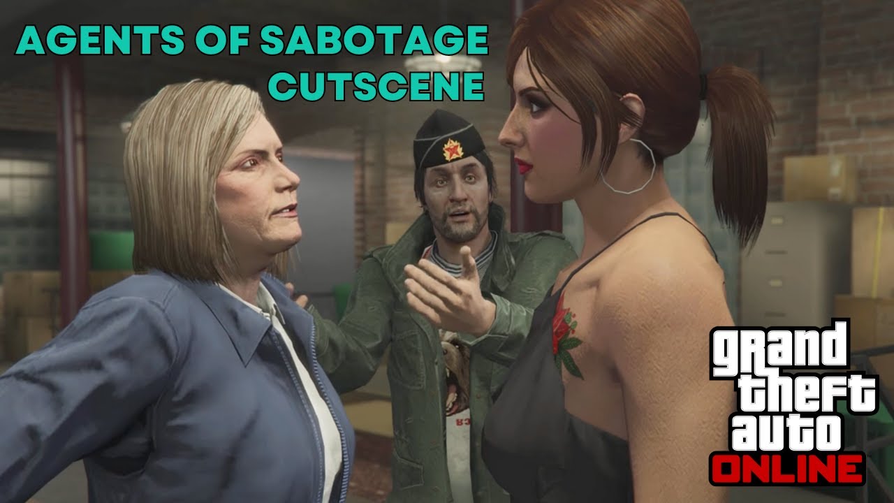 GTA Online: Agents of Sabotage - Cutscene **NEW DLC** - YouTube