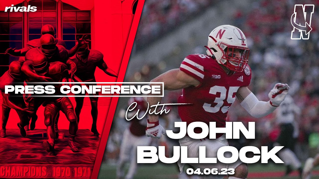 Nebraska Football: John Bullock press conference (04.06.23) - YouTube