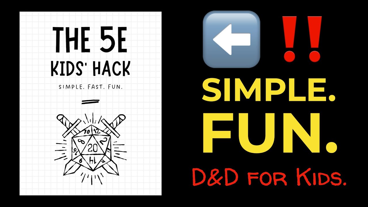 Check out this SIMPLE TOOL for playing D&D with Kids! (Introducing the ...
