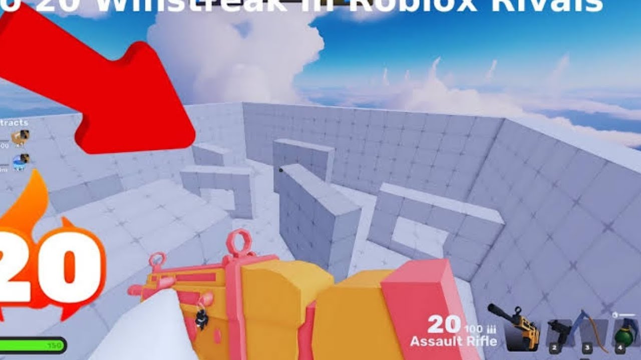 I played Roblox rivals and trued to get a win streak in 15 minutes ...