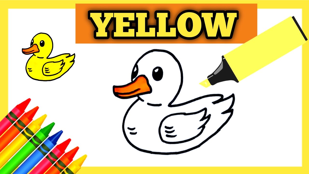 HOW TO DRAW DUCK STEP BY STEP || DUCK DRAWING TUTORIAL - YouTube