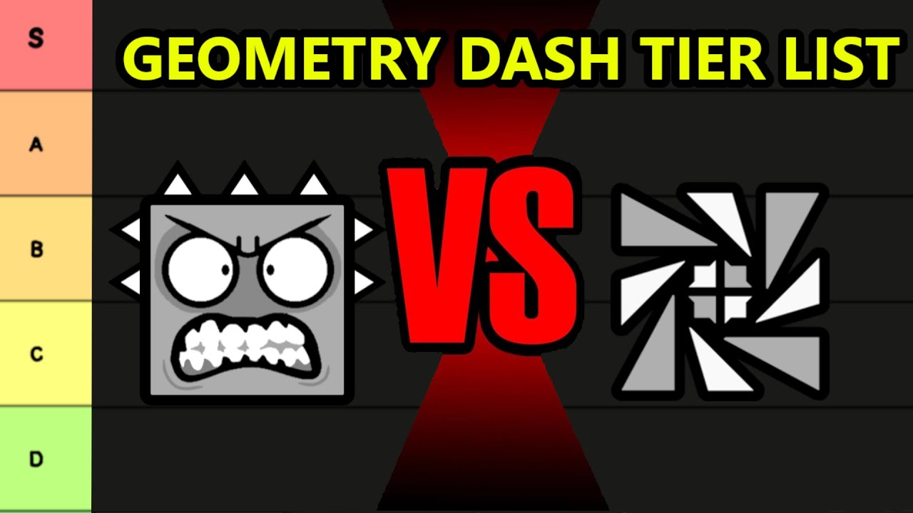 Geometry Dash ICON Tier List! - YouTube