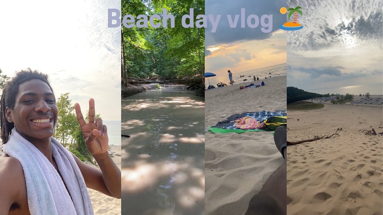 Beach day vlog 🏝️ - YouTube