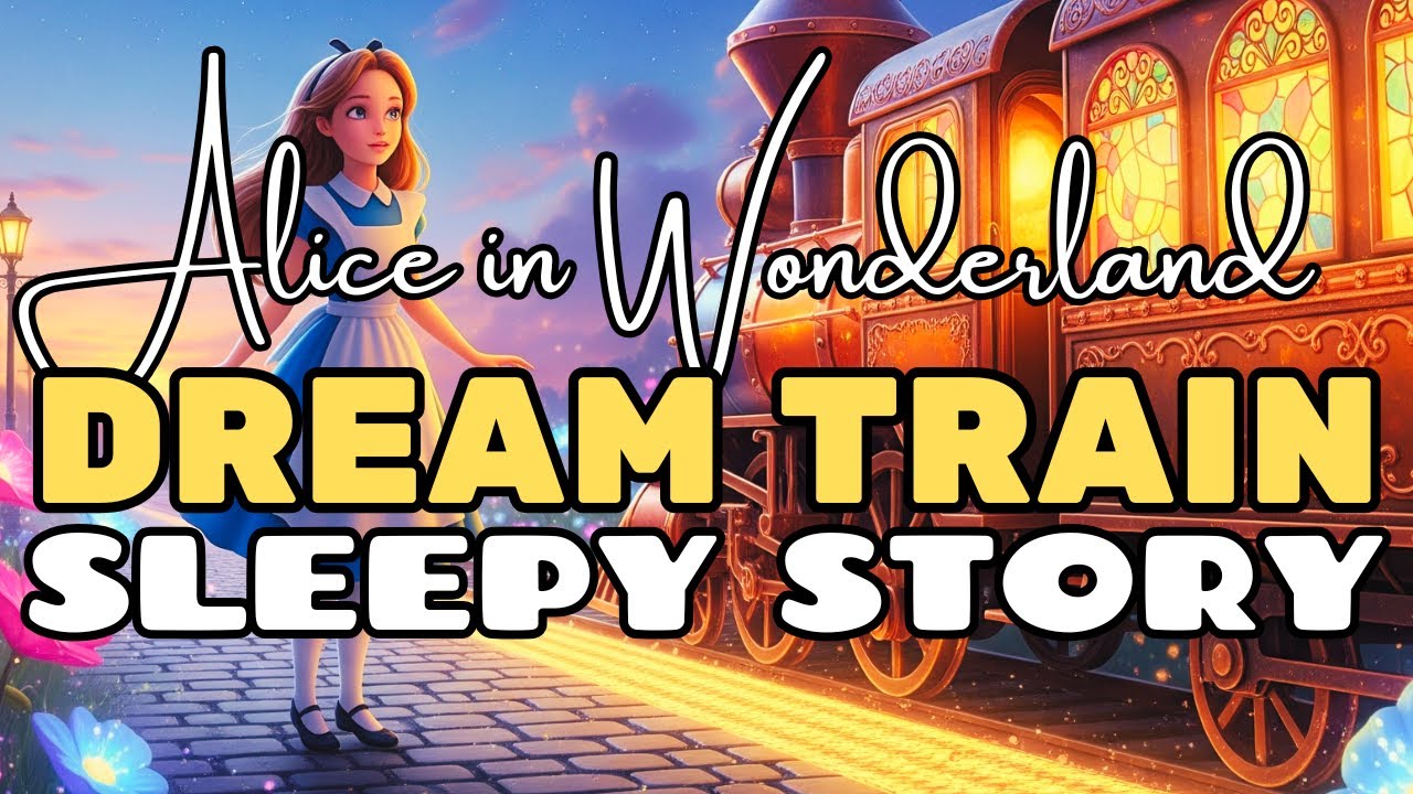 🥱 🛏️ A DREAMY Train with Alice in Wonderland SLEEP STORY - YouTube