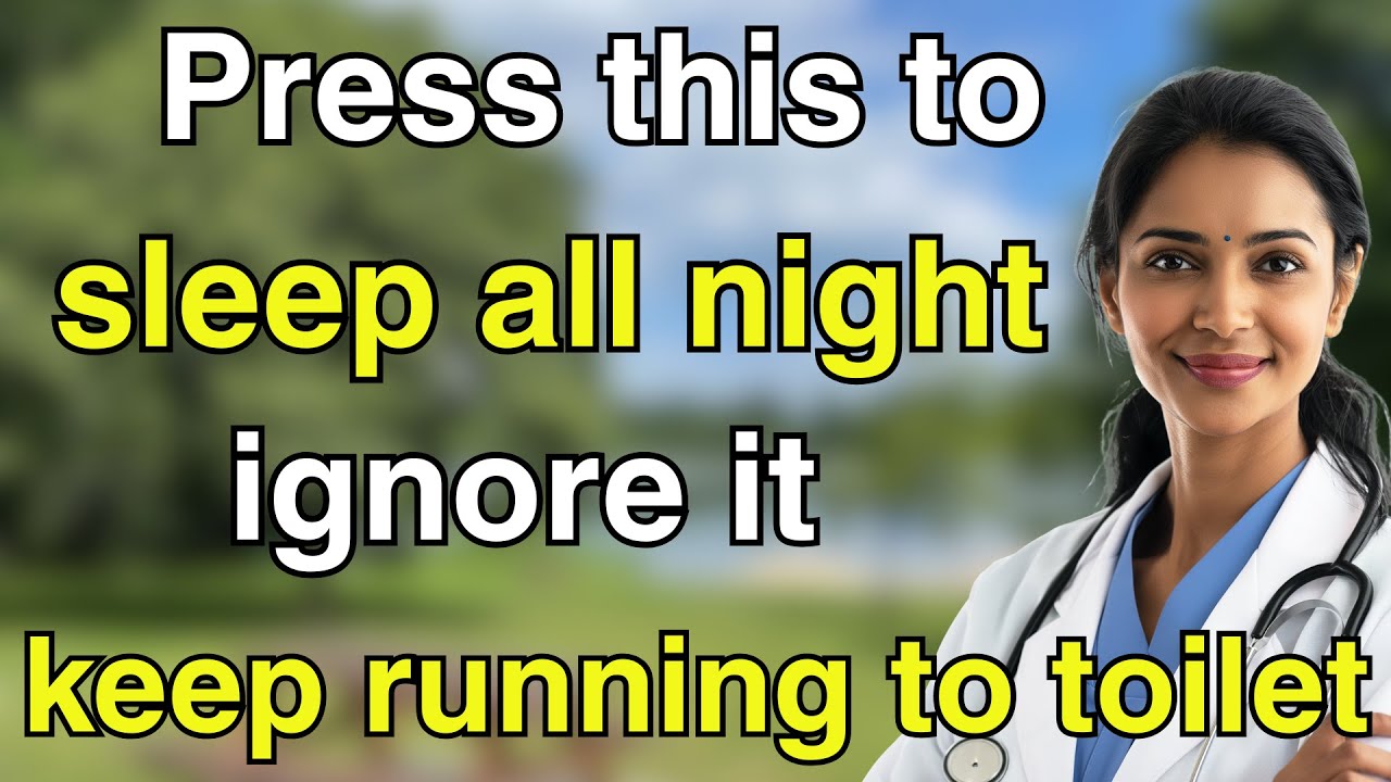 Over 60? Press THESE 3 Points Before Bed or You’ll Keep Waking Up to ...
