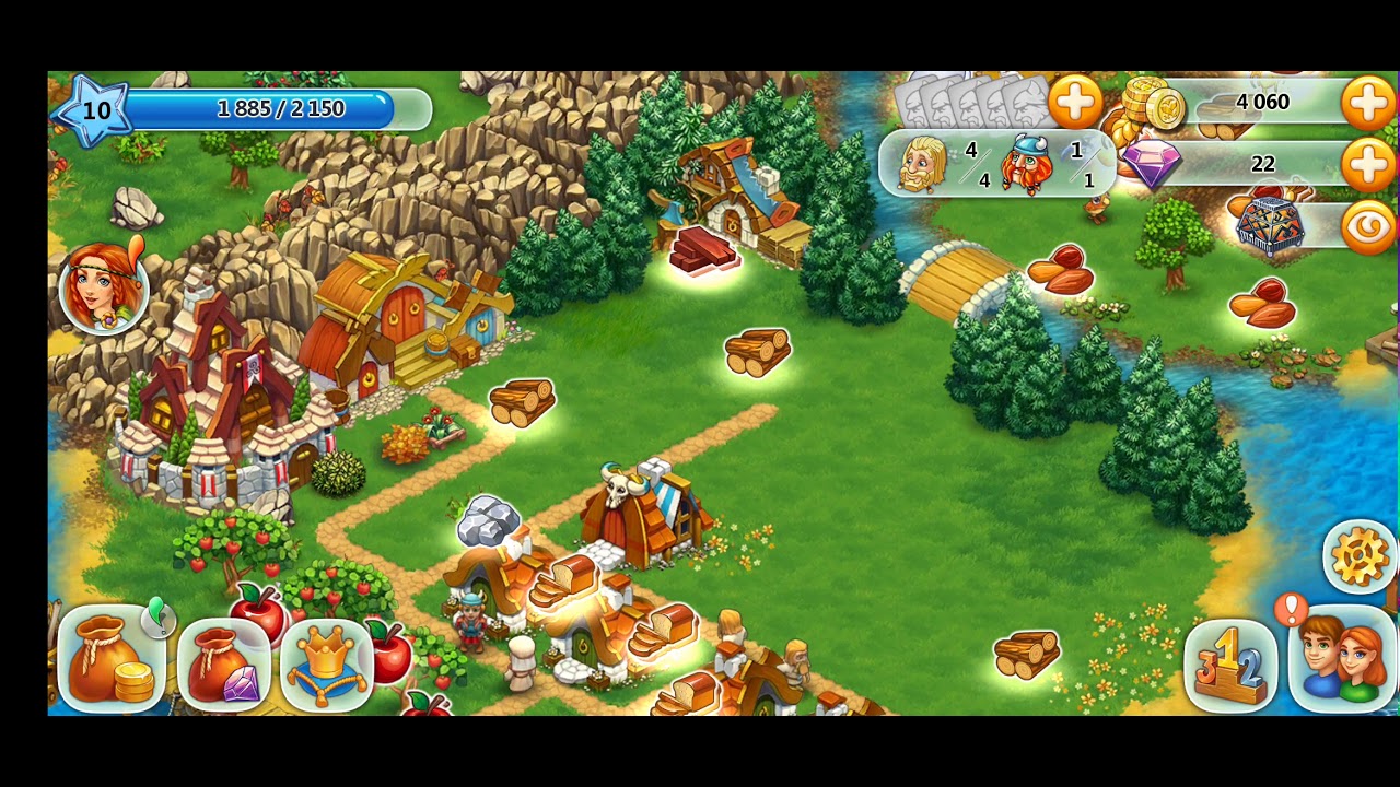 Como subir de nível Harvest Land - YouTube