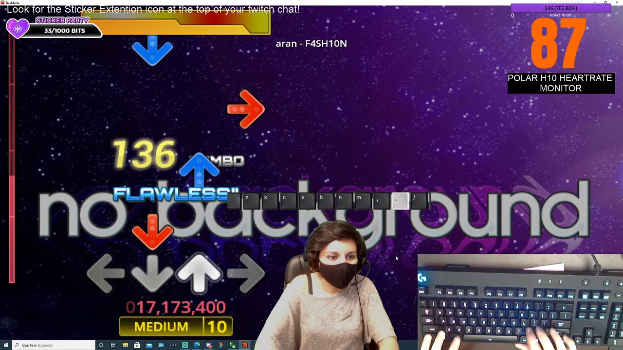 My Second Full Perfect Combo EVER Ruby streams Stepmania on Twitch ...
