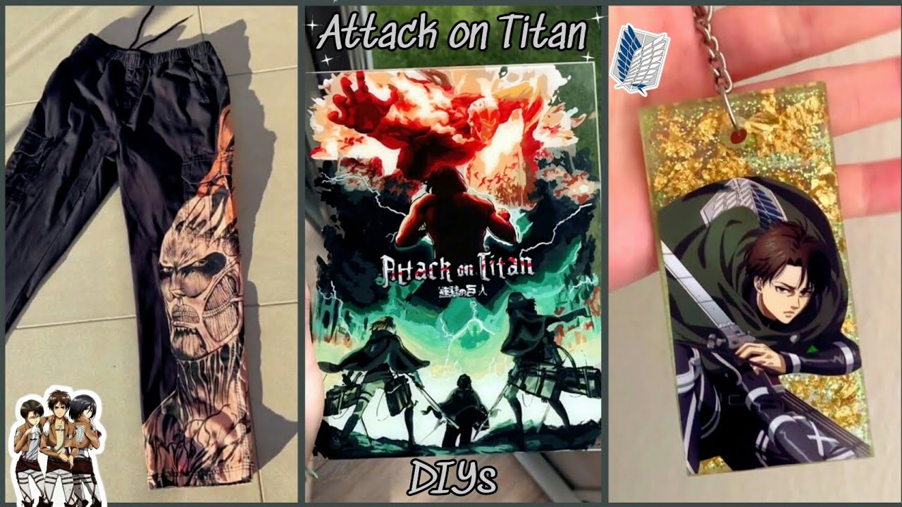 Attack on Titan crafts & DIYs part 2 - YouTube