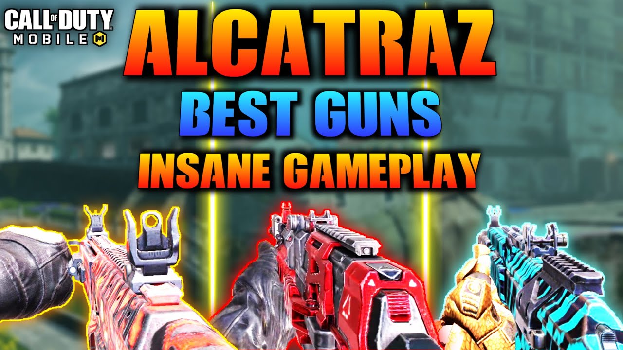 BEST GUNS IN ALCATRAZ COD MOBILE || MOVE LIKE A PRO || SOLO VS SQUADS ...