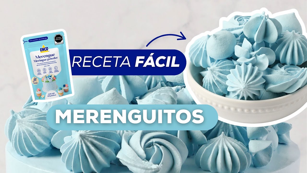😱 ¡50 Merenguitos con SOLO 3 Ingredientes! 🍭 Receta Fácil y Deliciosa ...