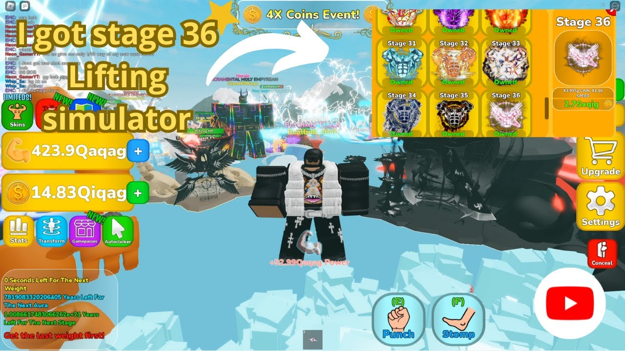 I got stage 36 In Lifting simulator - YouTube